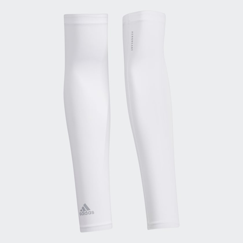 ADIDAS AEROREADY UV ARM GOLF SLEEVE - WHITE – Pin High UAE
