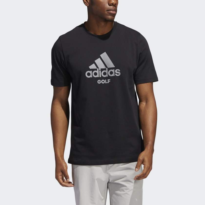 ADIDAS MEN'S GOLF TEE - BLACK – Pin High UAE